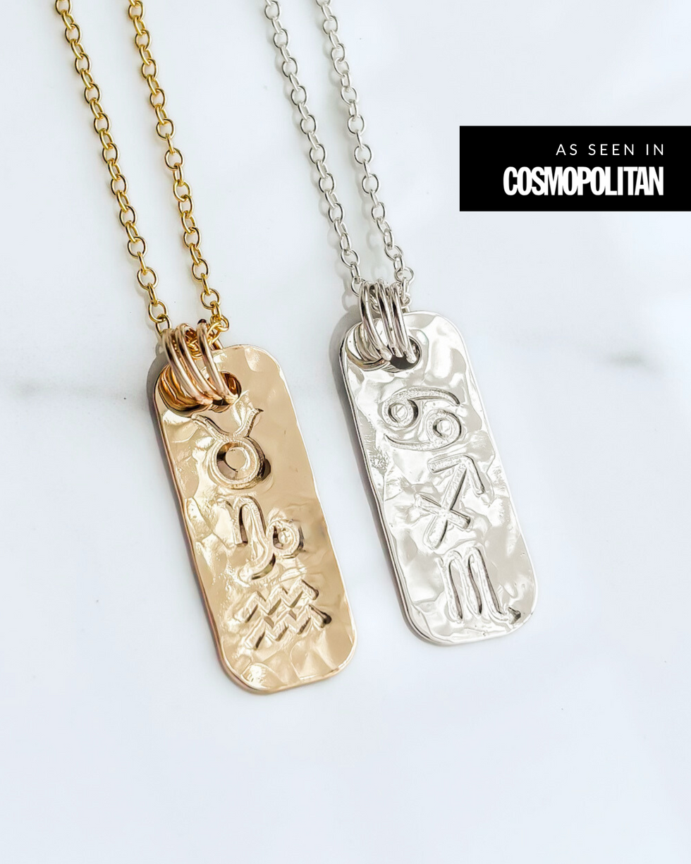 ALIGN // astrology sign necklace // Sun & Selene – SUN & SELENE